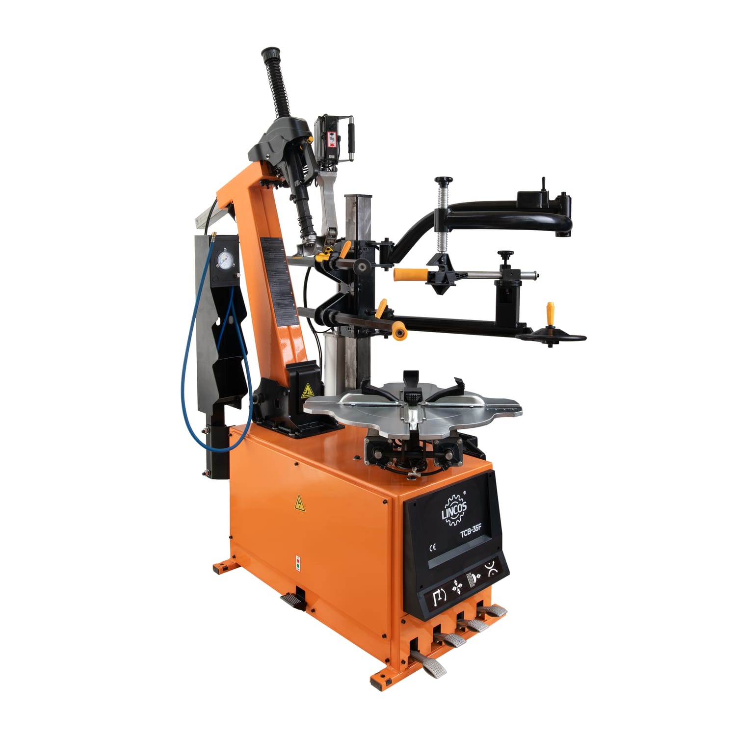 Leverless tyre changer, 26", tiltable and lockable column, help arm ...