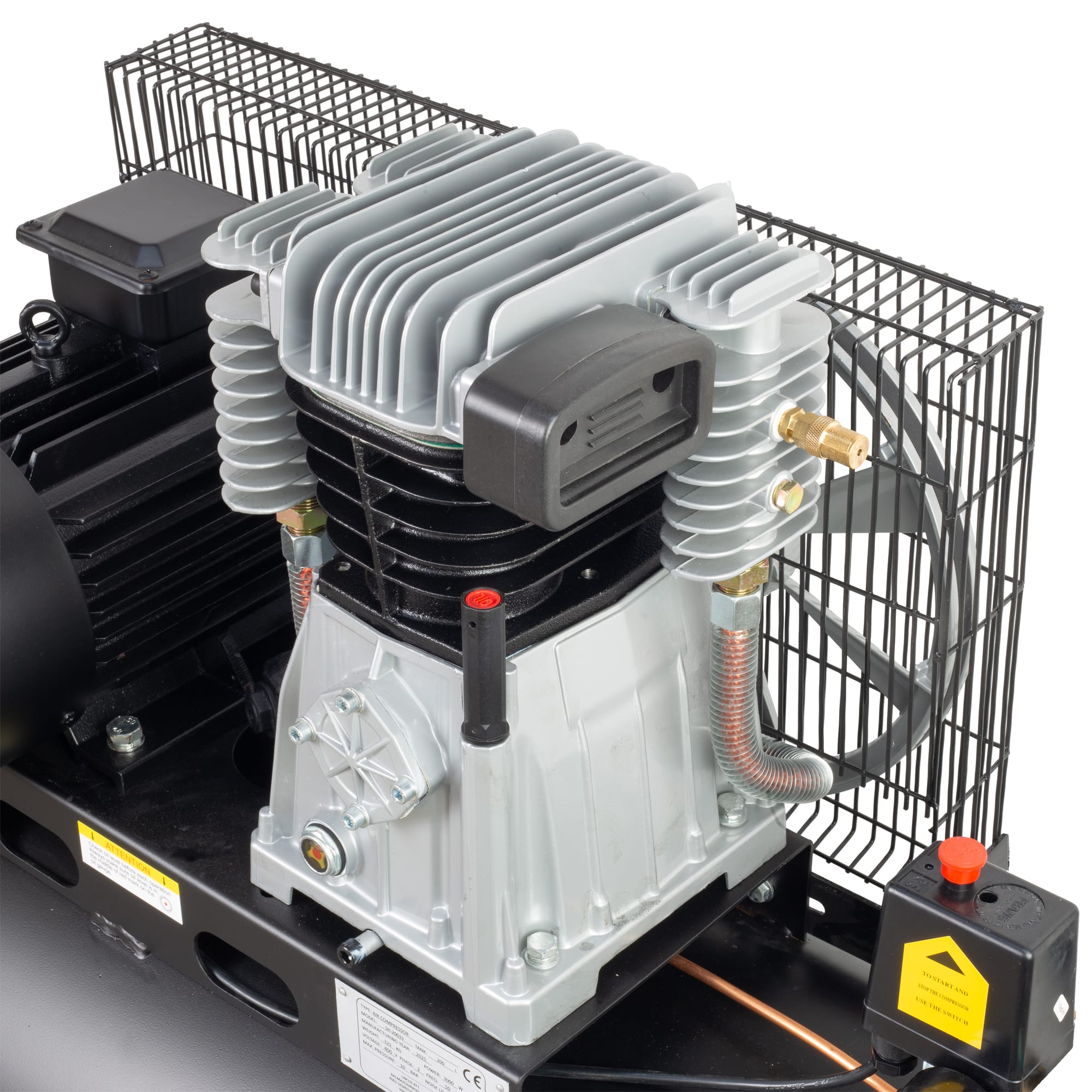 Průmyslový kompresor 200l, 3kW/400V, 10bar SH-20033 | Lincos