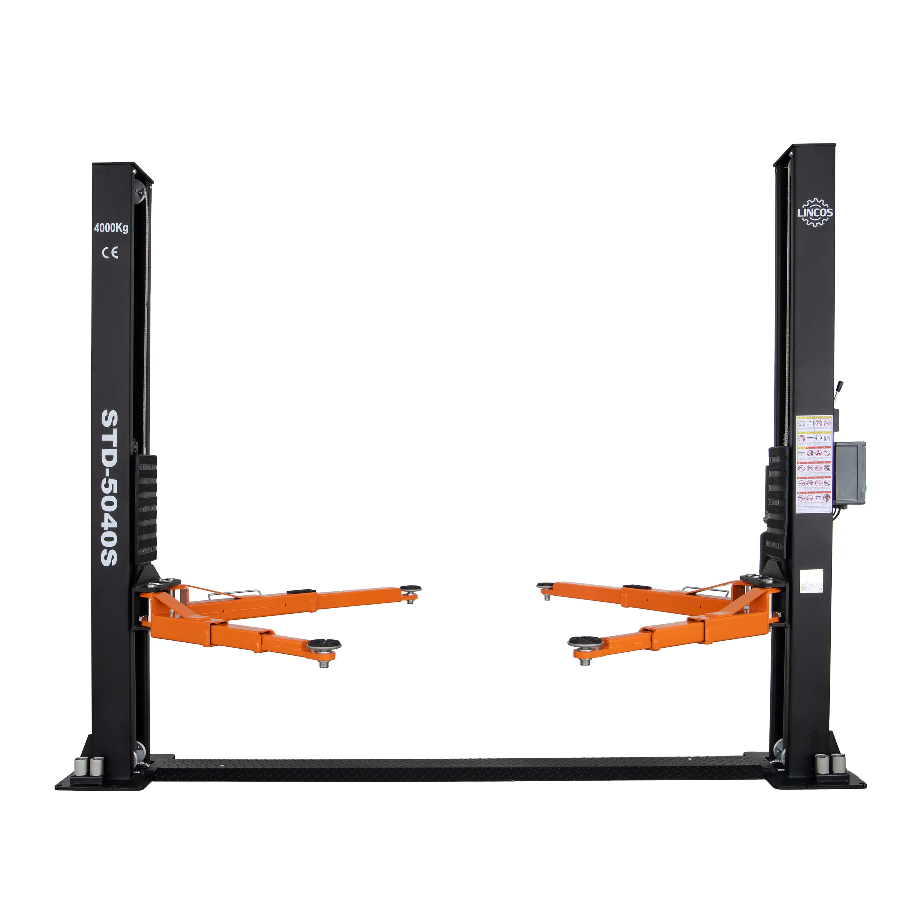 Two-post lift, 4.0t, manual lock release, 400V STD-5040S 400V | Lincos